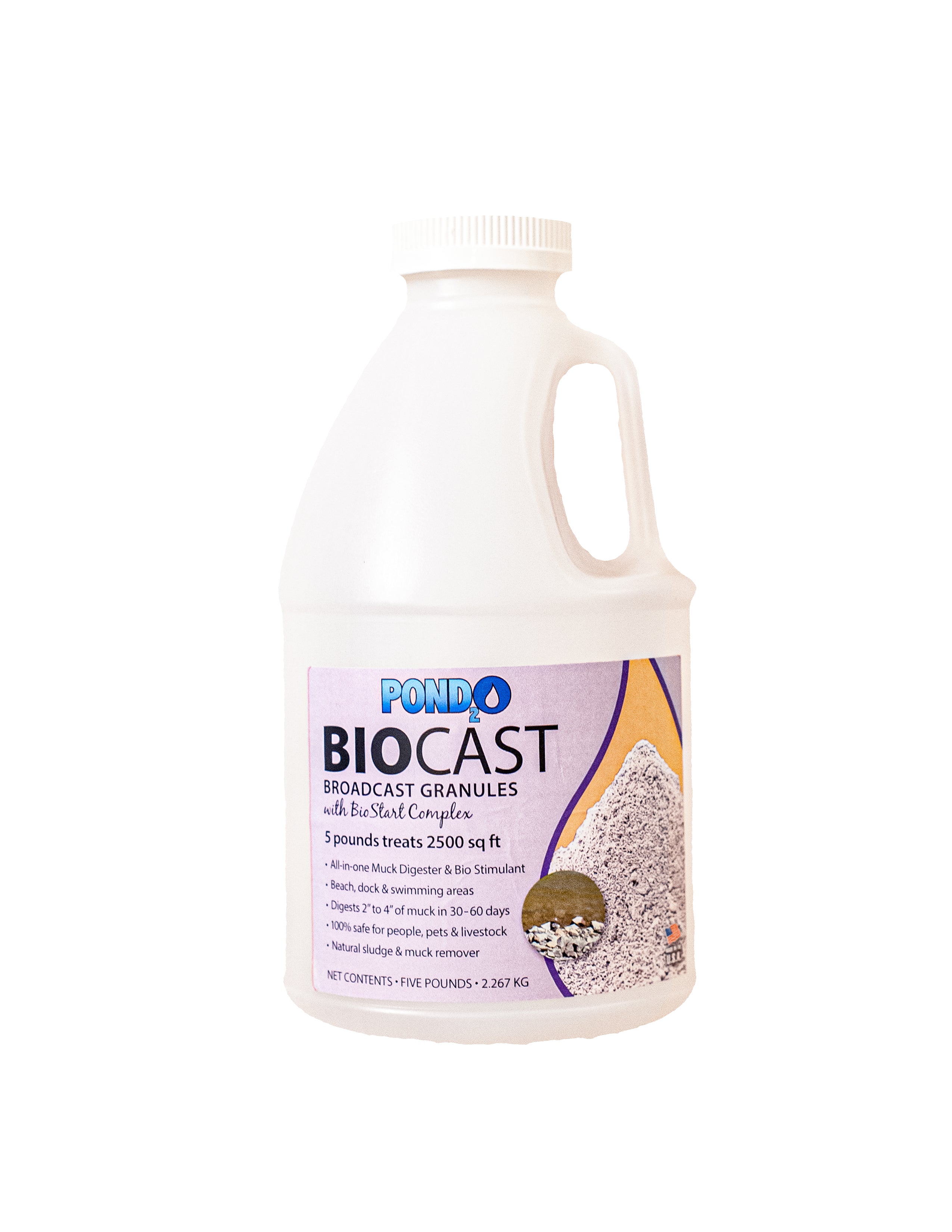 Pond2O Bio Broadcast Granular Lake Cleaner – Garden Center Express
